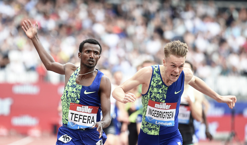 Tefera captures Emsley Carr Mile crown : News : Bring Back the Mile