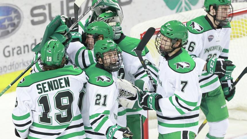 After the Mile run, UND hockey coach Brad Berry knew he had a team that ...